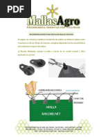 Manual de Instalacion de Malla Ciclonica | PDF | Tornillo | Hormigón