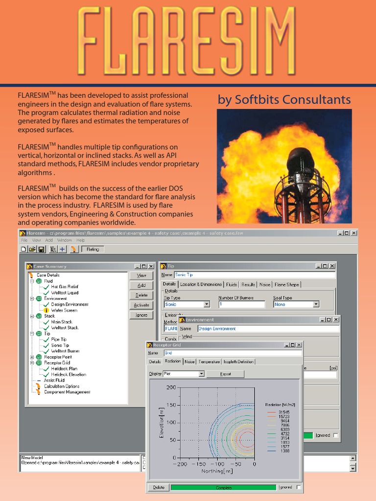 Flaresim Brochure | PDF | Contour Line | Applied And Interdisciplinary ...