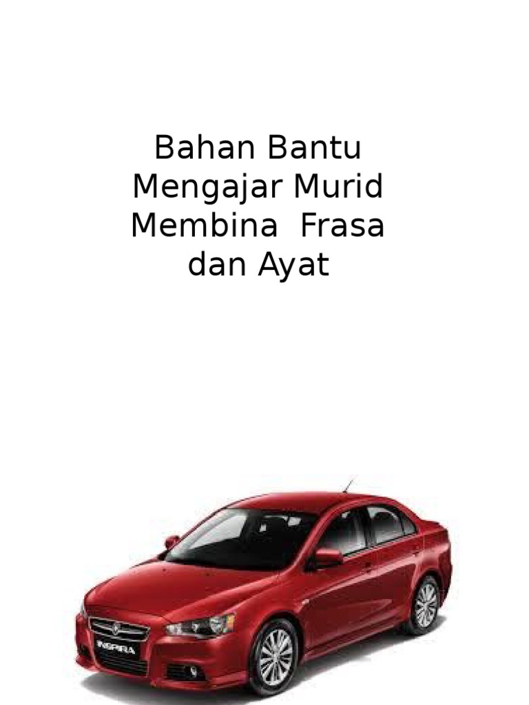 Bahan Bantu Mengajar Murid Membina Frasa Dan Ayat | PDF