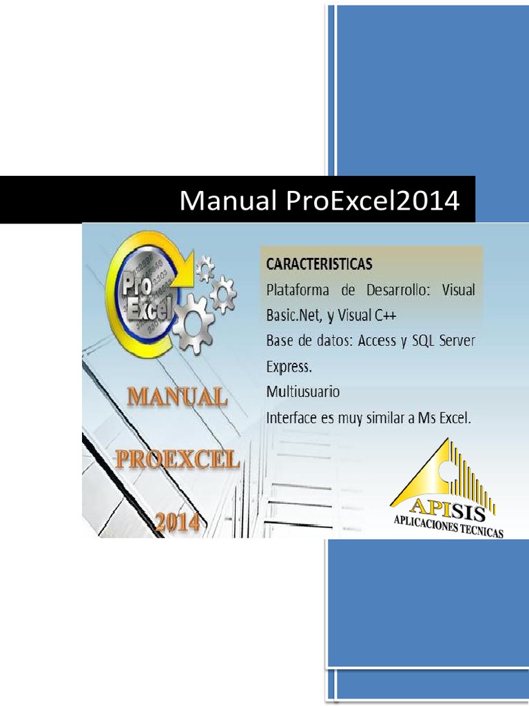 Manual Proexcel 2014 Completo | PDF