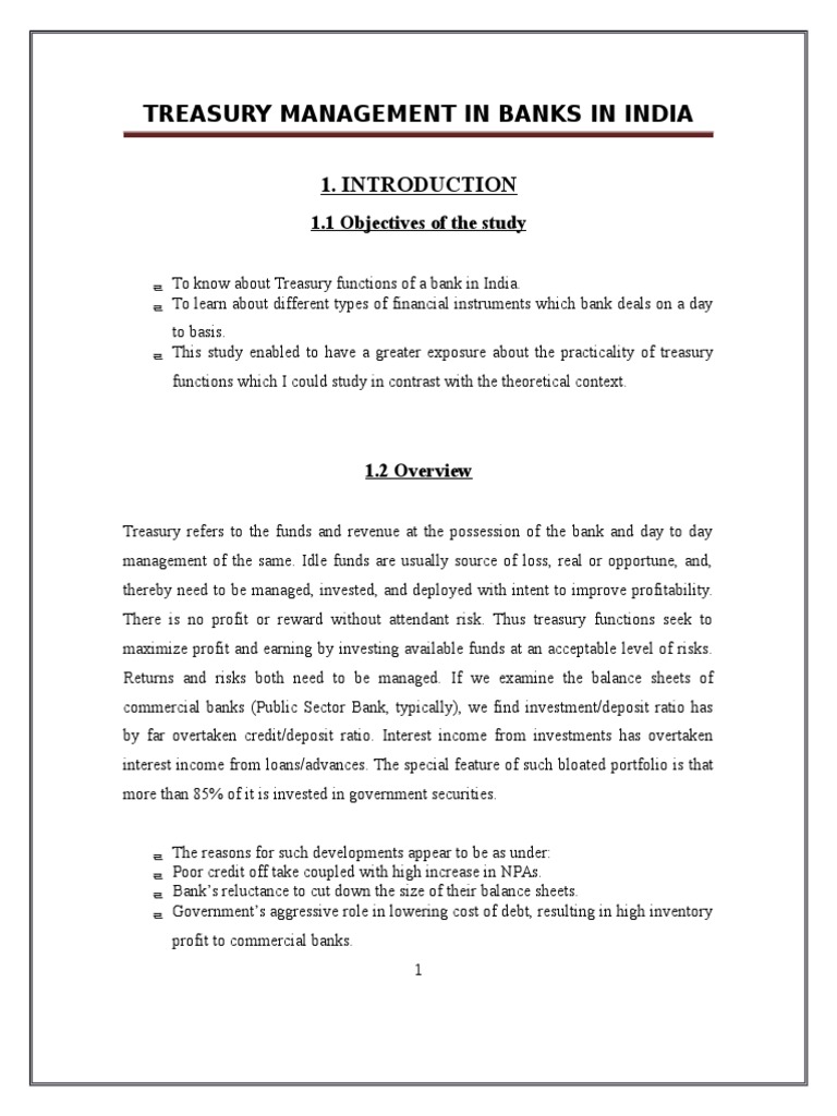 Treasury Management | PDF | Repurchase Agreement | Asset Liability ...