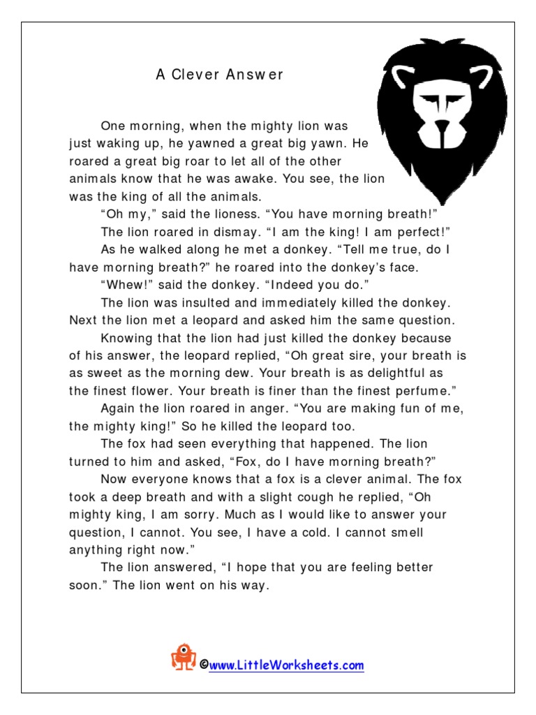 A Clever Answer | PDF