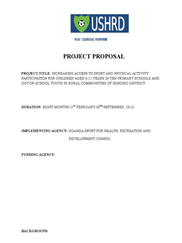 Project Proposal2 | PDF | Sports | Physical Exercise