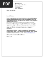 Application Letter DPWH | PDF | Educational Stages | Qualifications