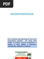ANTIESPASMODICOS
