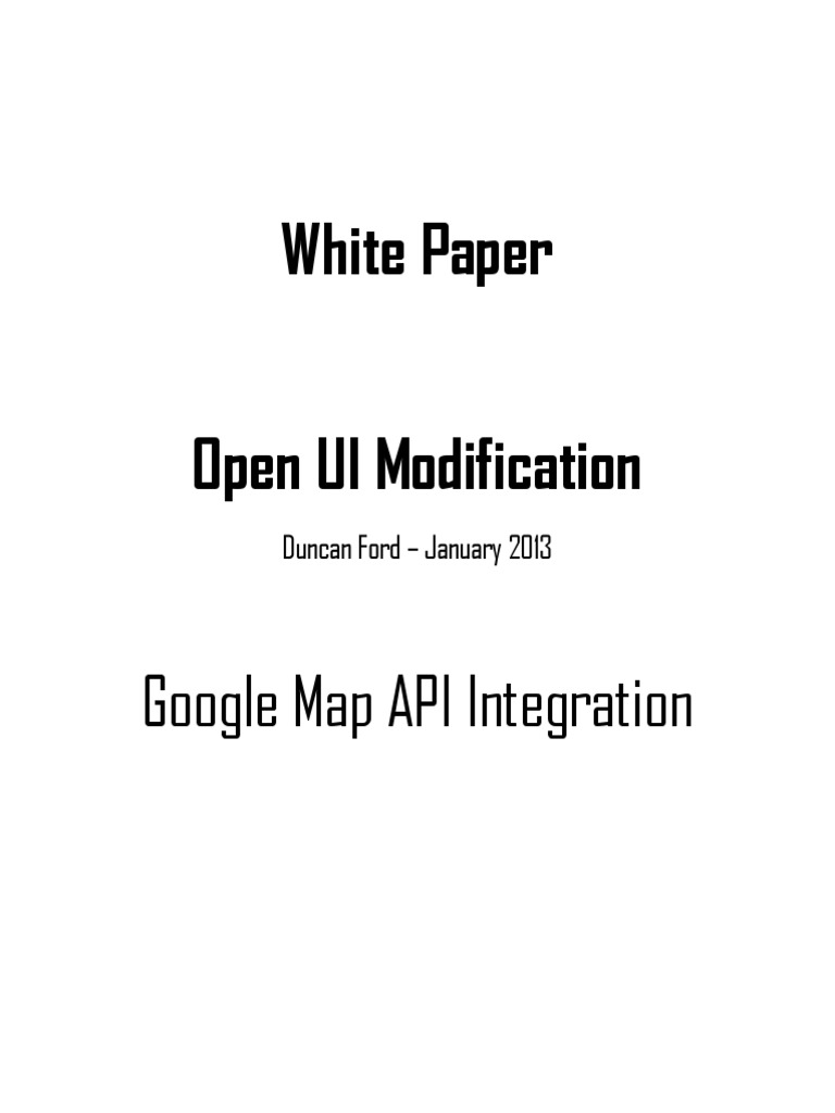 Integration Siebel Open UI With Google Maps | PDF | Application Programming Interface | Google