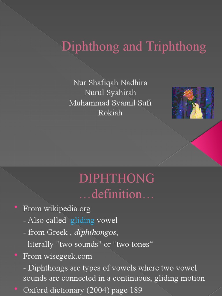 Diphthongs and Triphthongs Explained | PDF