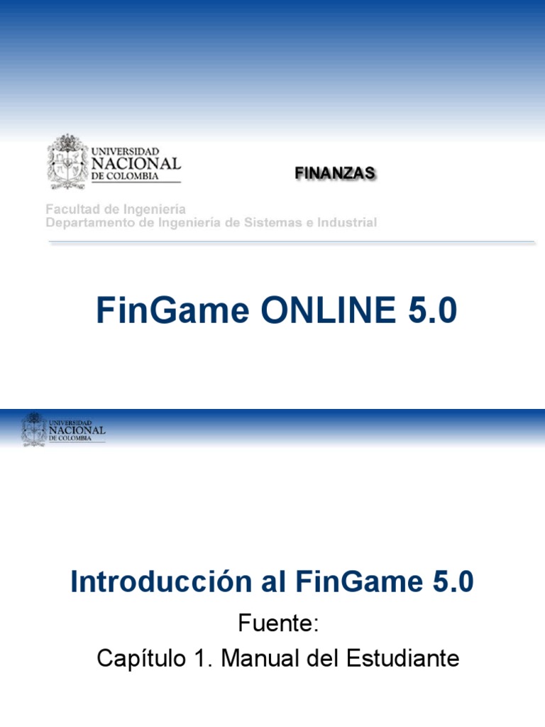 FinGame 5.0: Simulación Financiera Avanzada | PDF | Toma de decisiones ...