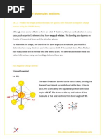 SF4 Molecular Geometry and VSEPR Analysis | PDF