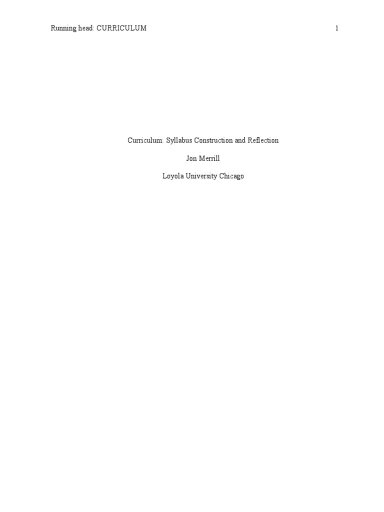 RA Class Syllabus for Inclusive Training | PDF | Curriculum ...