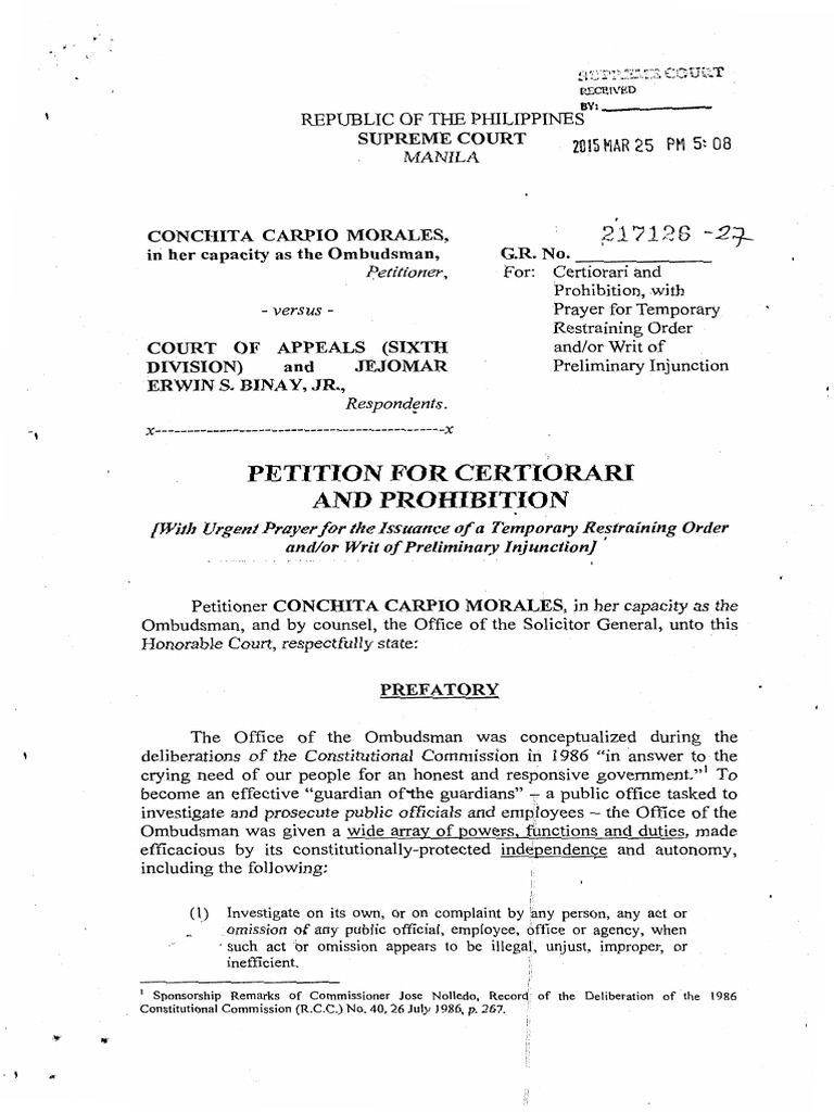 217126-27-Petition | Contempt Of Court | Certiorari | Free 30-day Trial ...