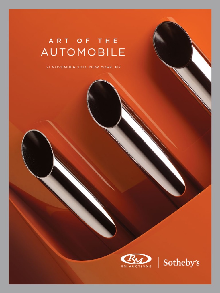 RM Auctions - Art of The Automobile | PDF | Motor Vehicle | Automobiles