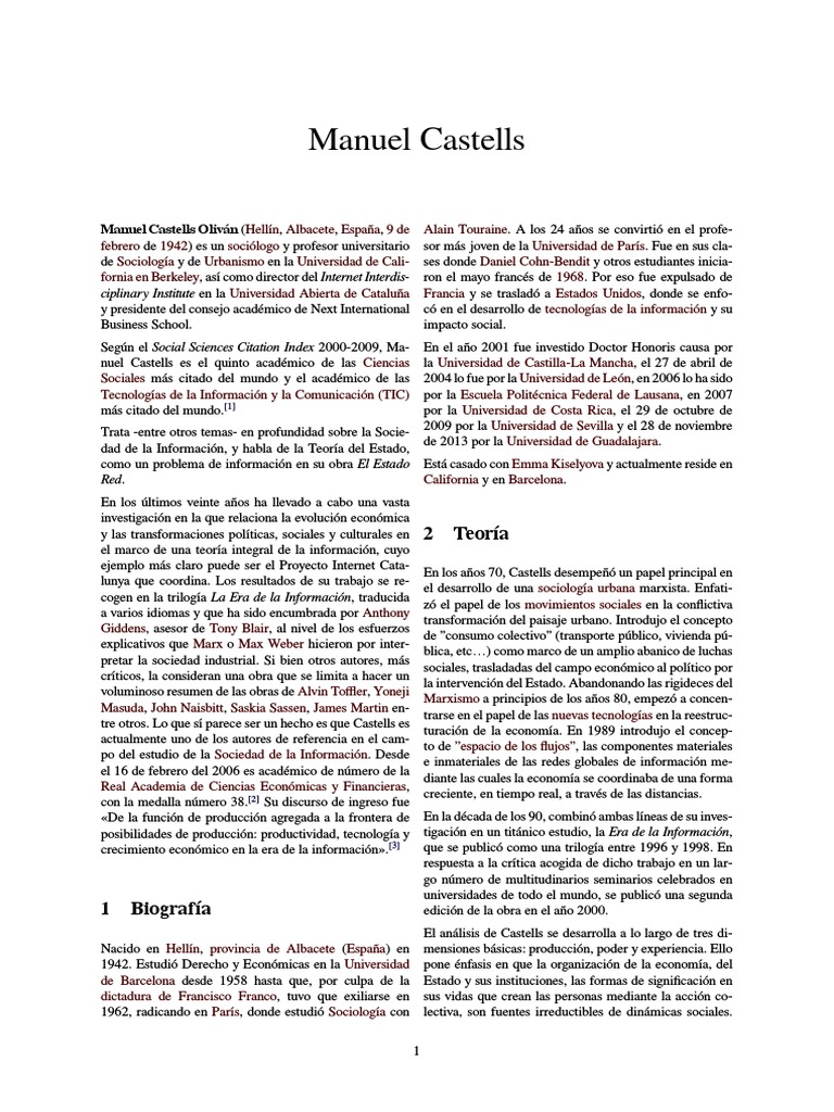 Manuel Castells