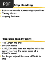 Manoeuvring Booklet | PDF | Rudder | Ships