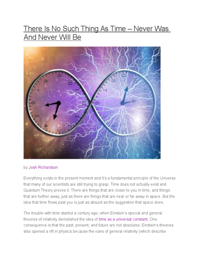 Time: An Illusion Explored | PDF | Quantum Mechanics | Universe