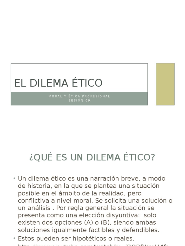 El Dilema Ético | PDF | Comportamiento | Moralidad
