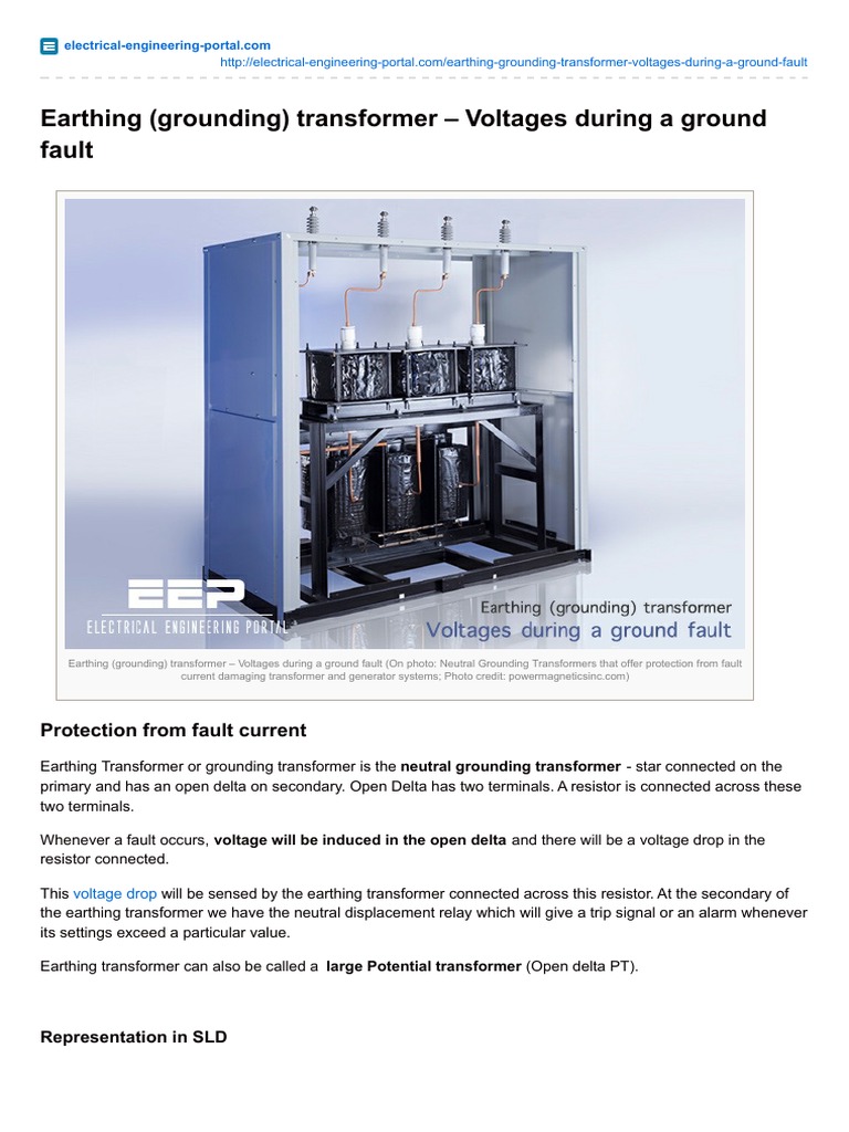 Electrical-Engineering-portal.com-Earthing Grounding Transformer ...