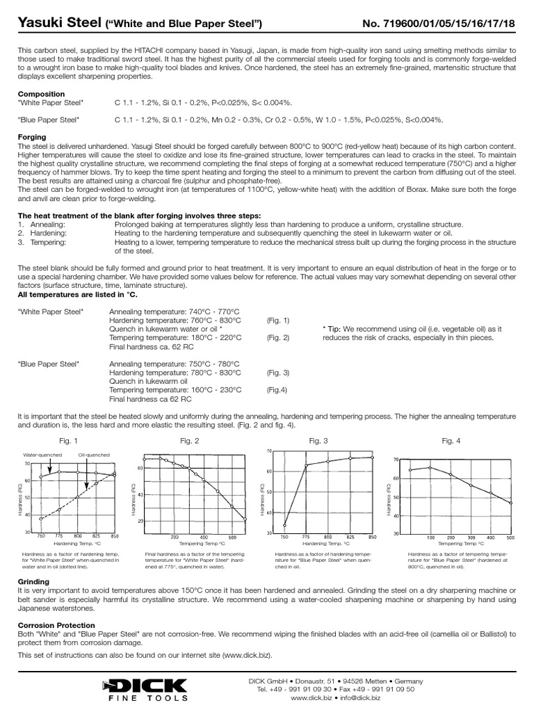 White and Blue Paper Steel | PDF | Steel | Heat Treating