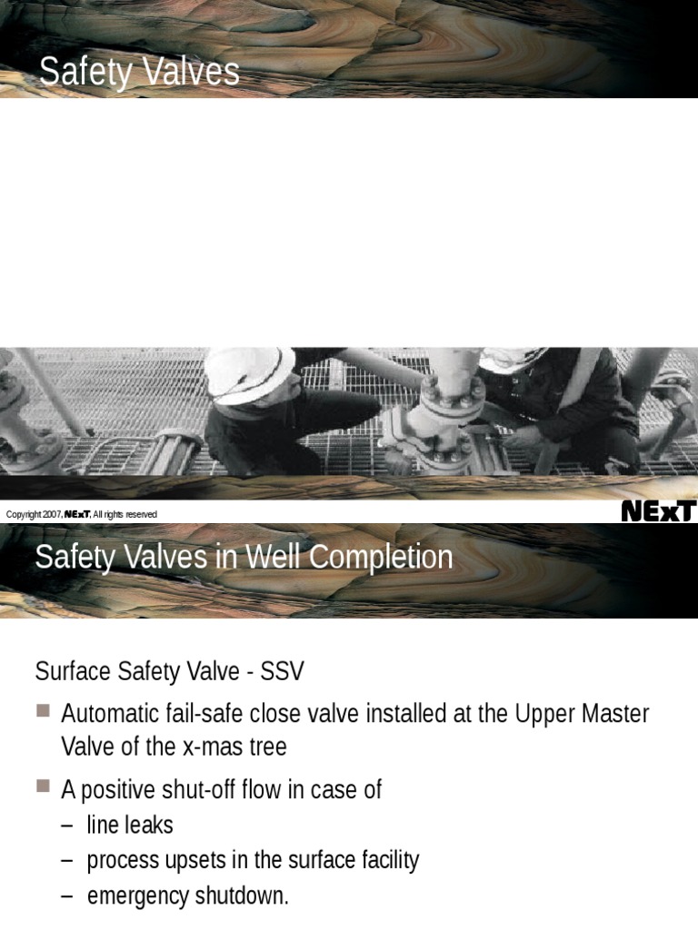 Safety Valves | PDF | Oil Well | Valve