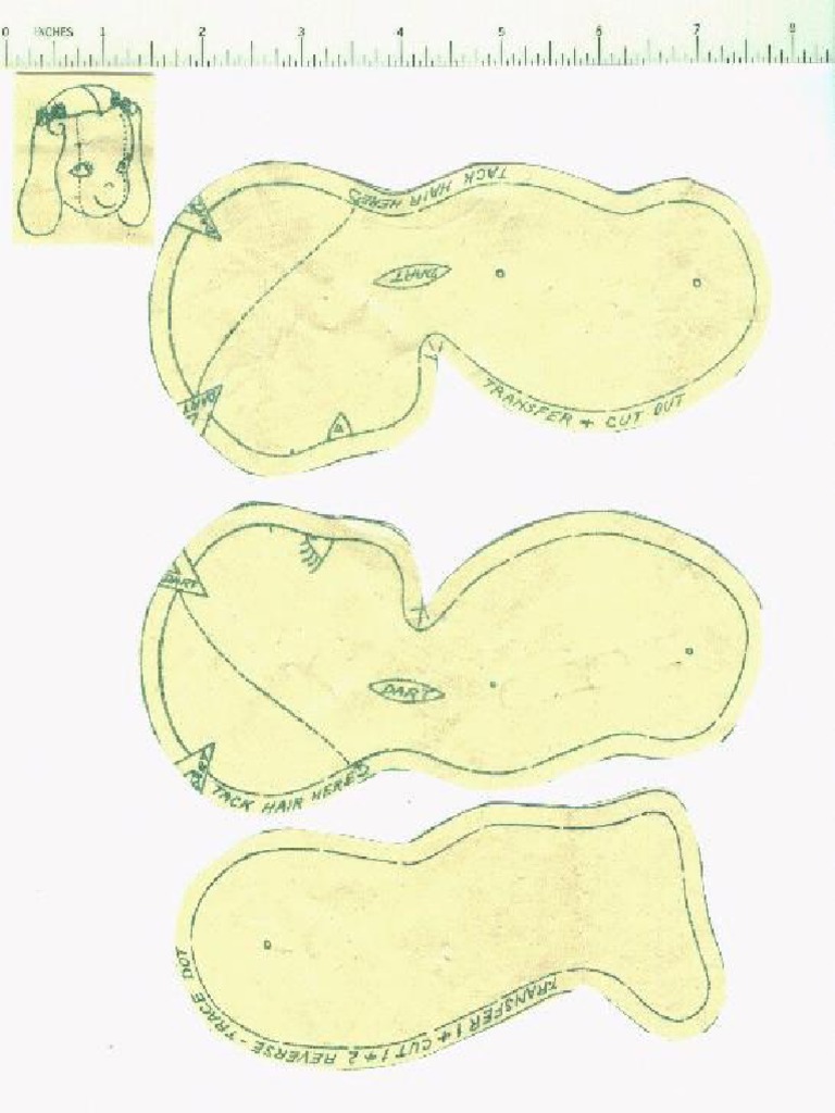 Vintage Doll Pattern | PDF