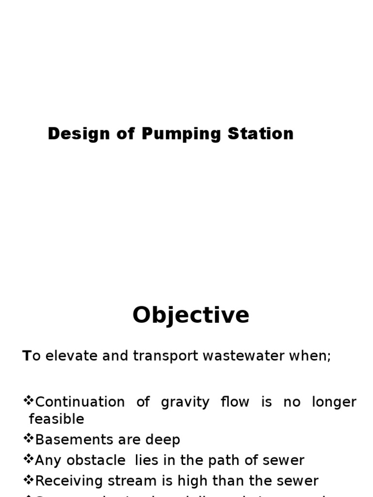 Lec 7 (Design of Pumping Station) | Download Free PDF | Pumping Station ...