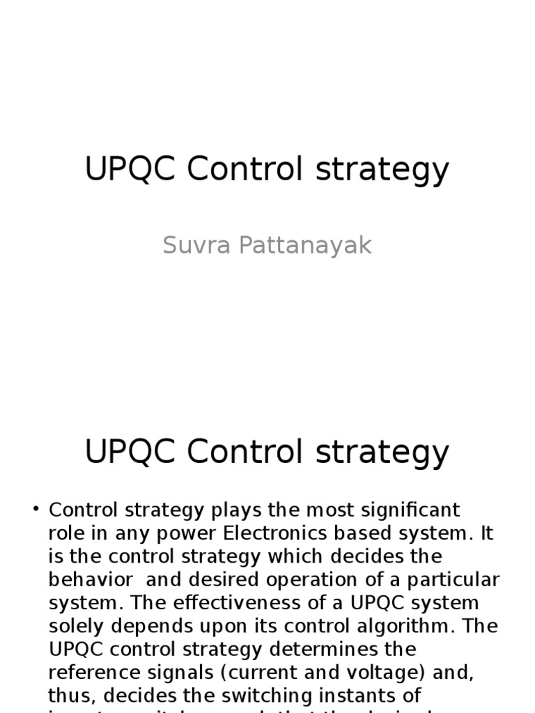 UPQC Control Stategy | PDF | Power Inverter | Electronics
