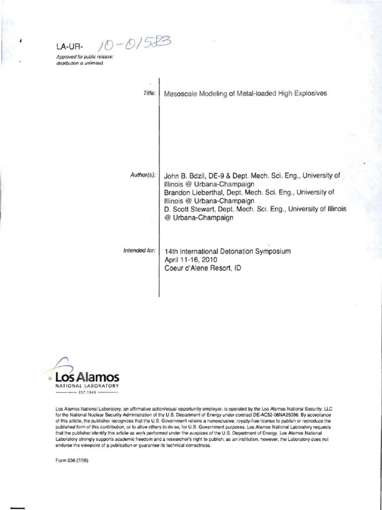 MBX Explosives | PDF | Explosive Material | Shock Wave