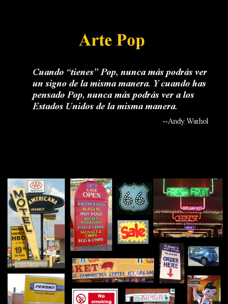 Arte Pop | PDF | Andy Warhol | Diseño de comunicacion