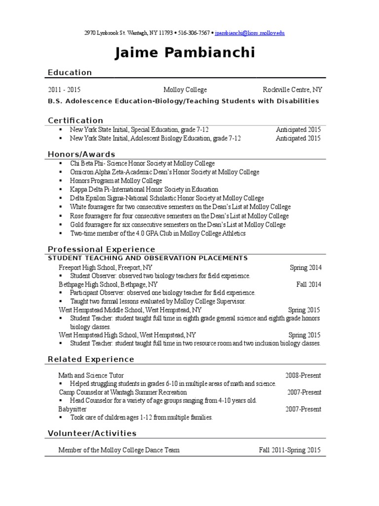 Resume Grading