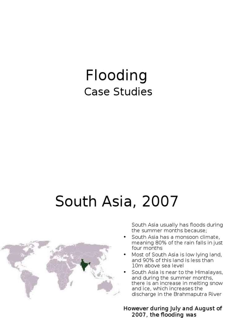 Flooding: Case Studies | PDF | Flood | Rain