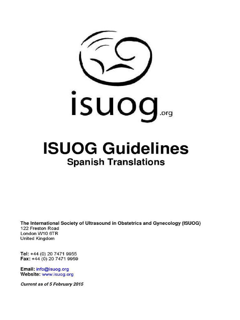 Guia Isuog de Ginecologia y Obstetricia | PDF | Ultrasonido médico | Aorta