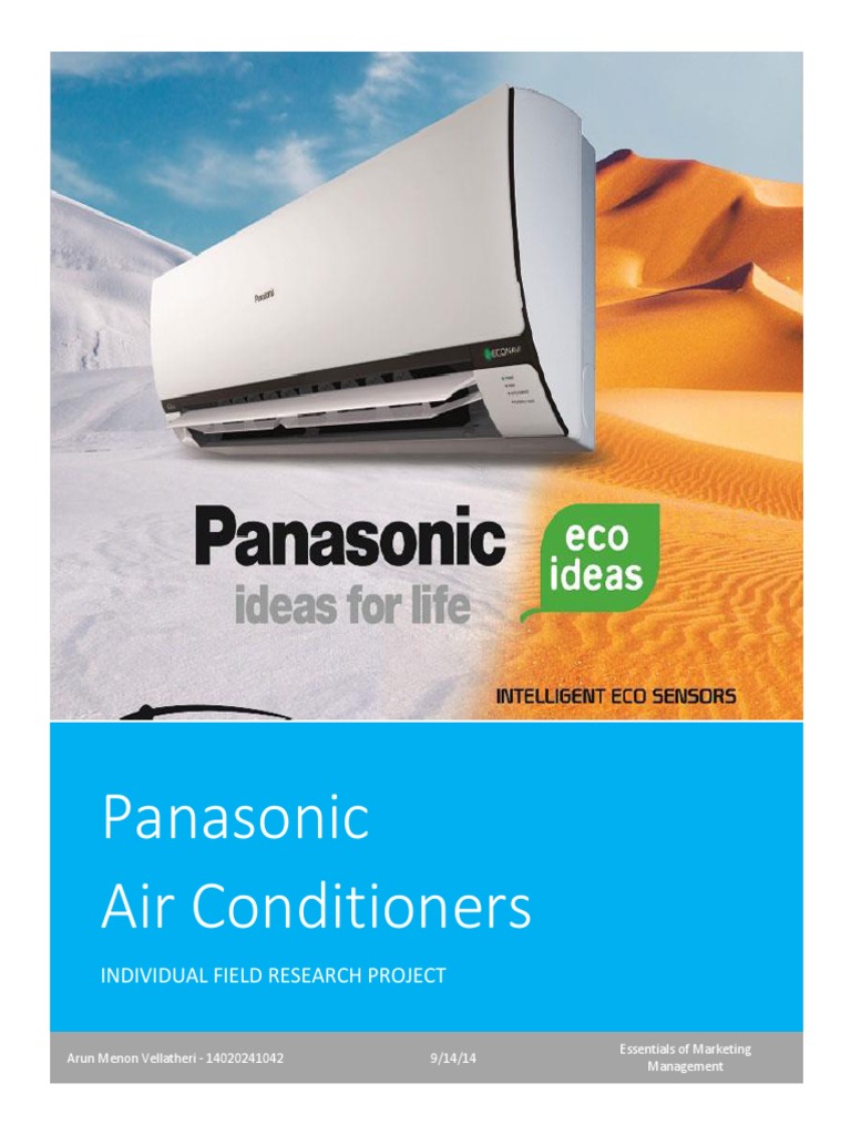 Panasonic Air Conditioners Marketing Study | PDF | Market Segmentation ...