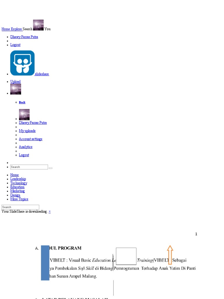 Contoh Proposal PKM Pengabdian Masyarakat | PDF