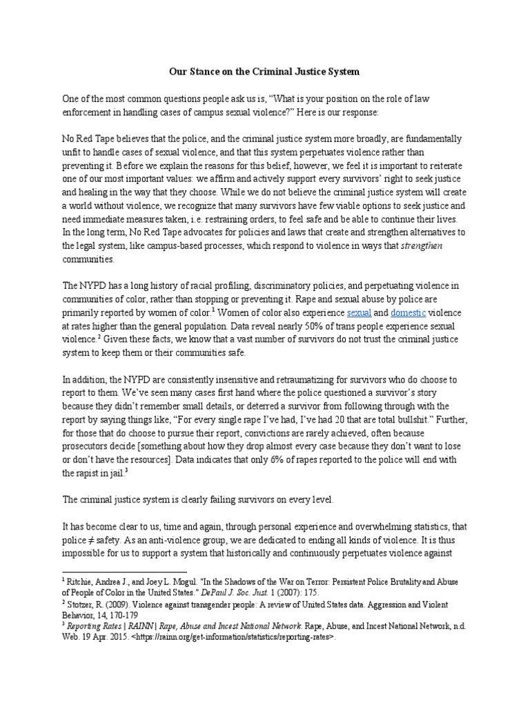 Police Statement | PDF