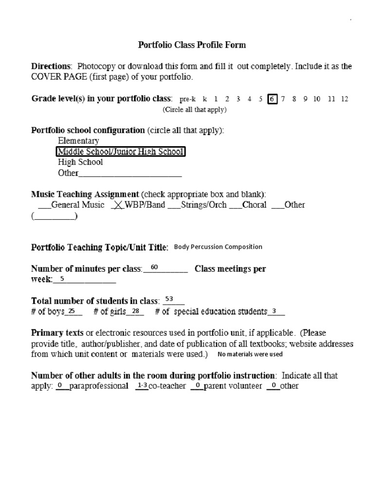 Body Percussion Composition Guide | PDF