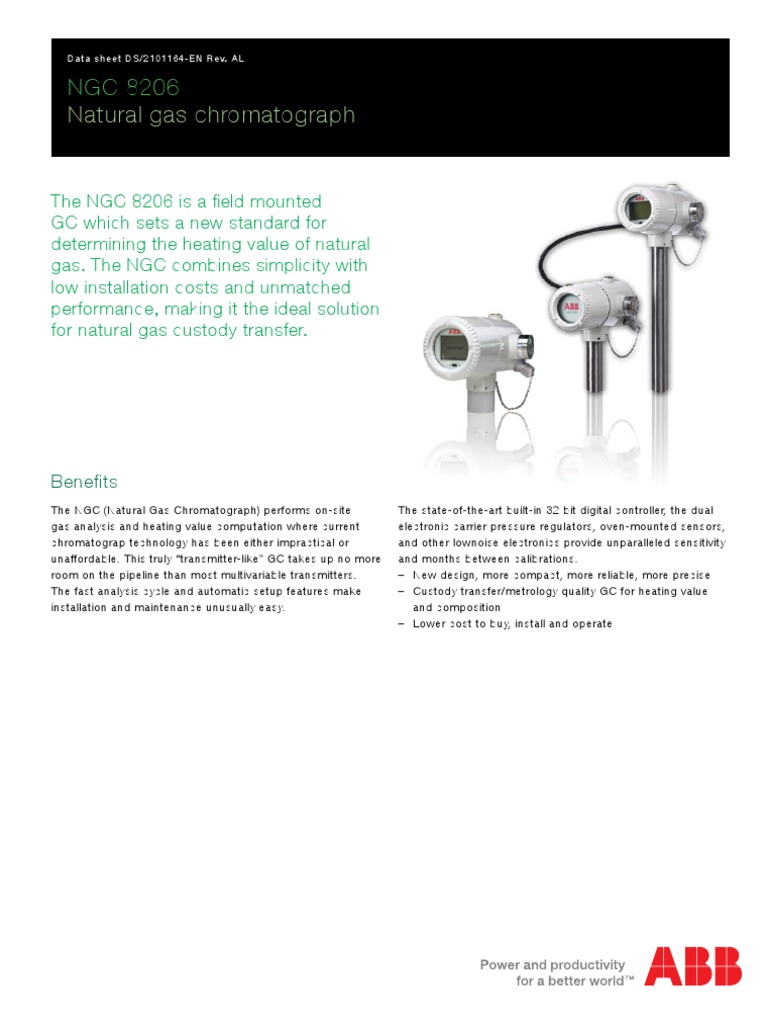 Ngc8206 Data Sheet | PDF | Gas Chromatography | Computing And ...