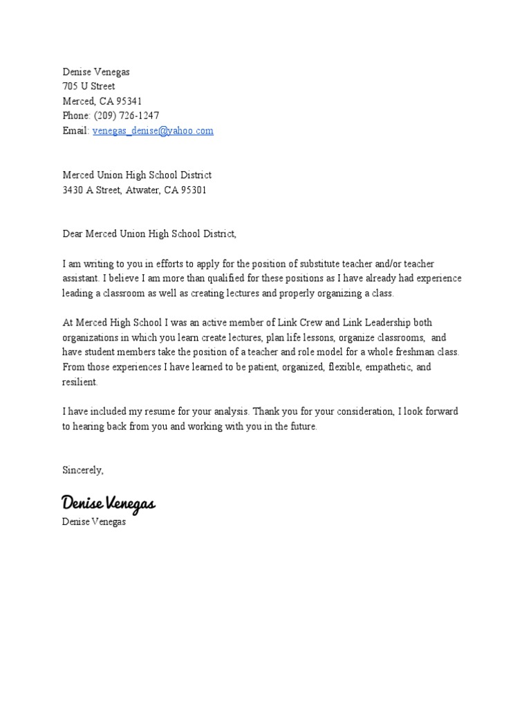 Coverletter | PDF | Career & Growth | Self-Improvement