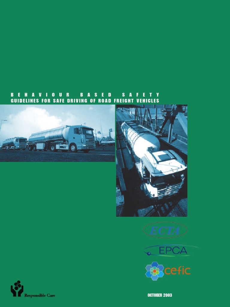 7 Behaviour Based Safety Safe Driving of Road Freight Vehicles | PDF ...