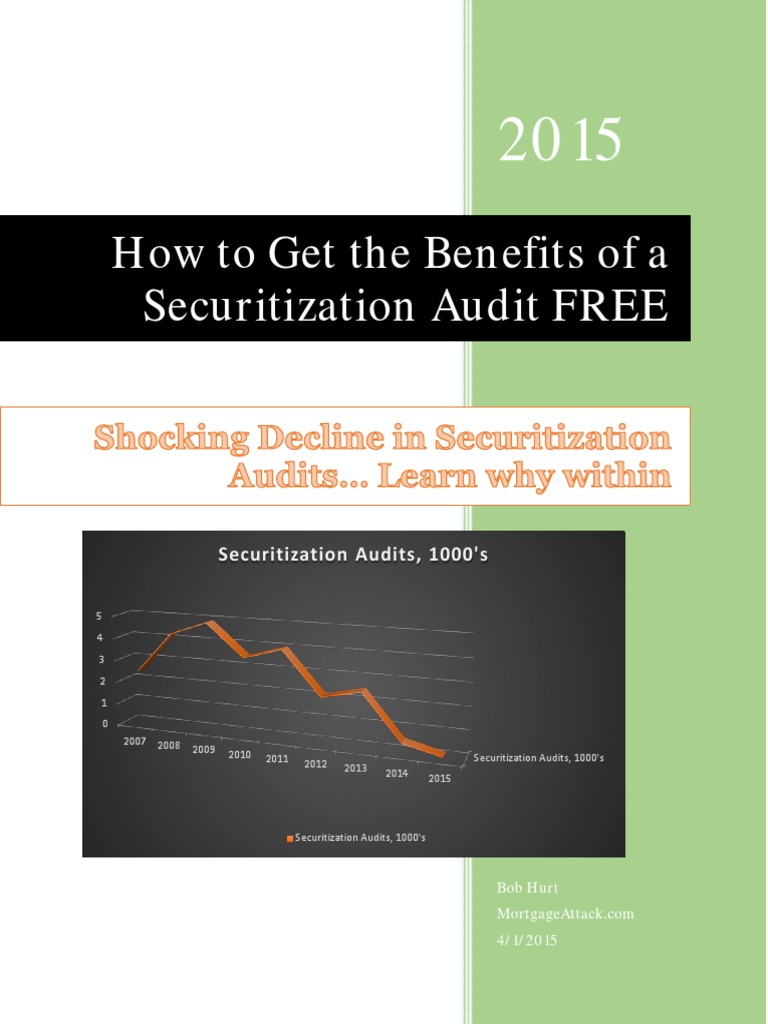 How To Get The Benefits of A Securitization Audit FREE | PDF ...