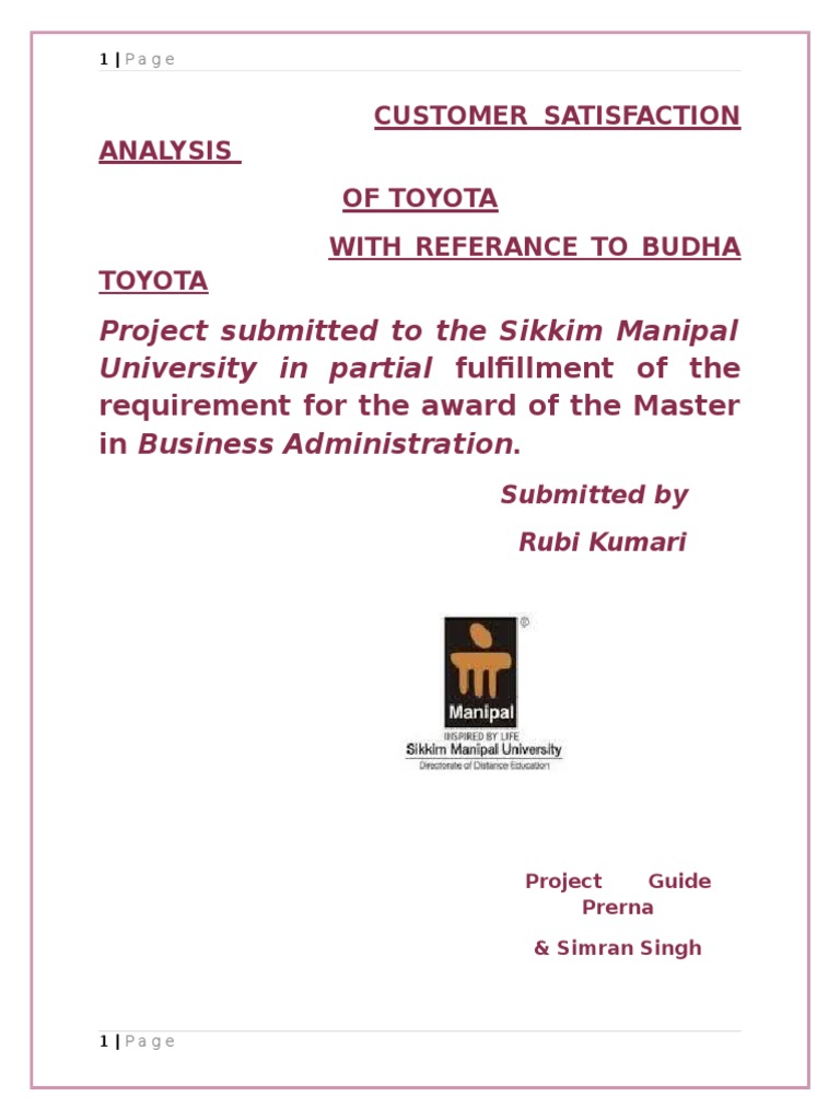 Project Rubi | PDF | Toyota | Data Analysis