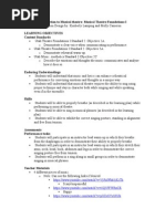 Performing Arts Lesson Plan | PDF | Dances | Lesson Plan