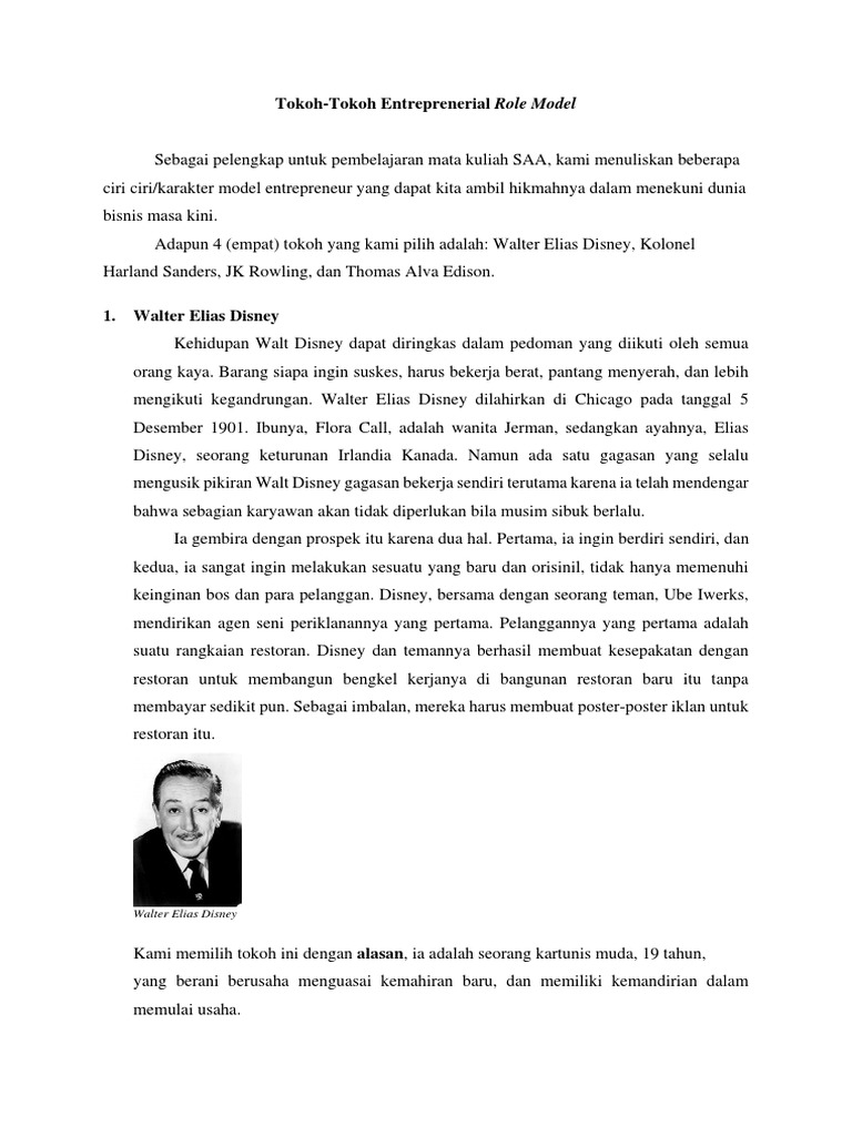 Tokoh Role Model | PDF | Sejarah