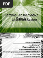 Use of Bamboo in Architecture | PDF | Bamboo | Wood