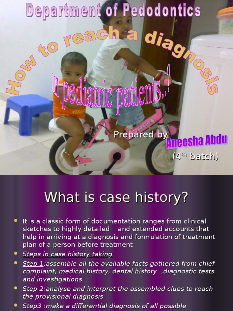 Case History Taking | PDF | Medical Diagnosis | Dentistry