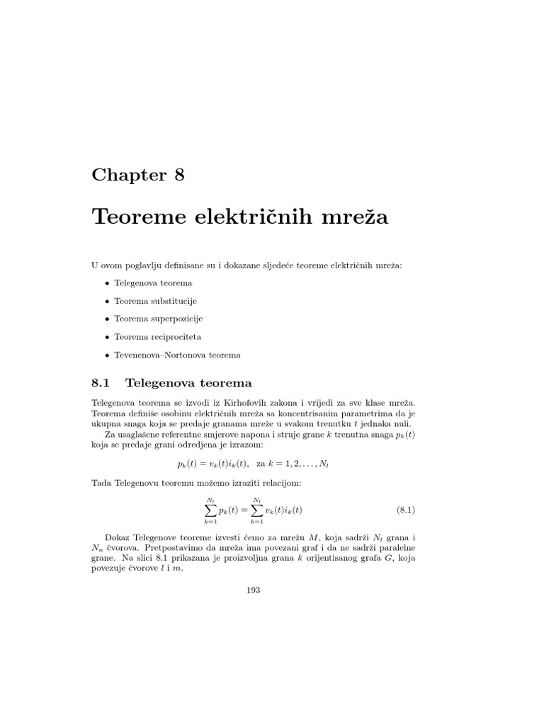 Tevenenova Nortonova Teorema | PDF