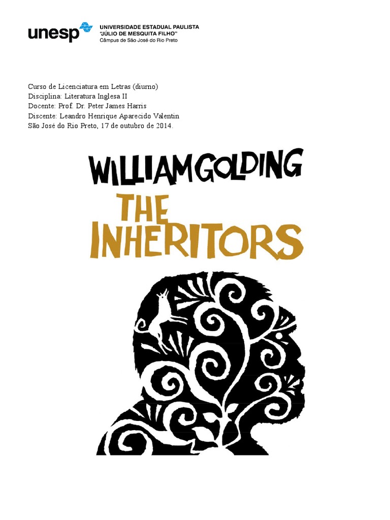 Handout About The Inheritors, by William Golding | PDF
