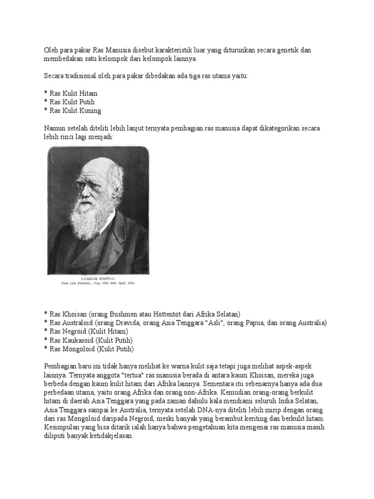 Macam Ras Di Dunia | PDF