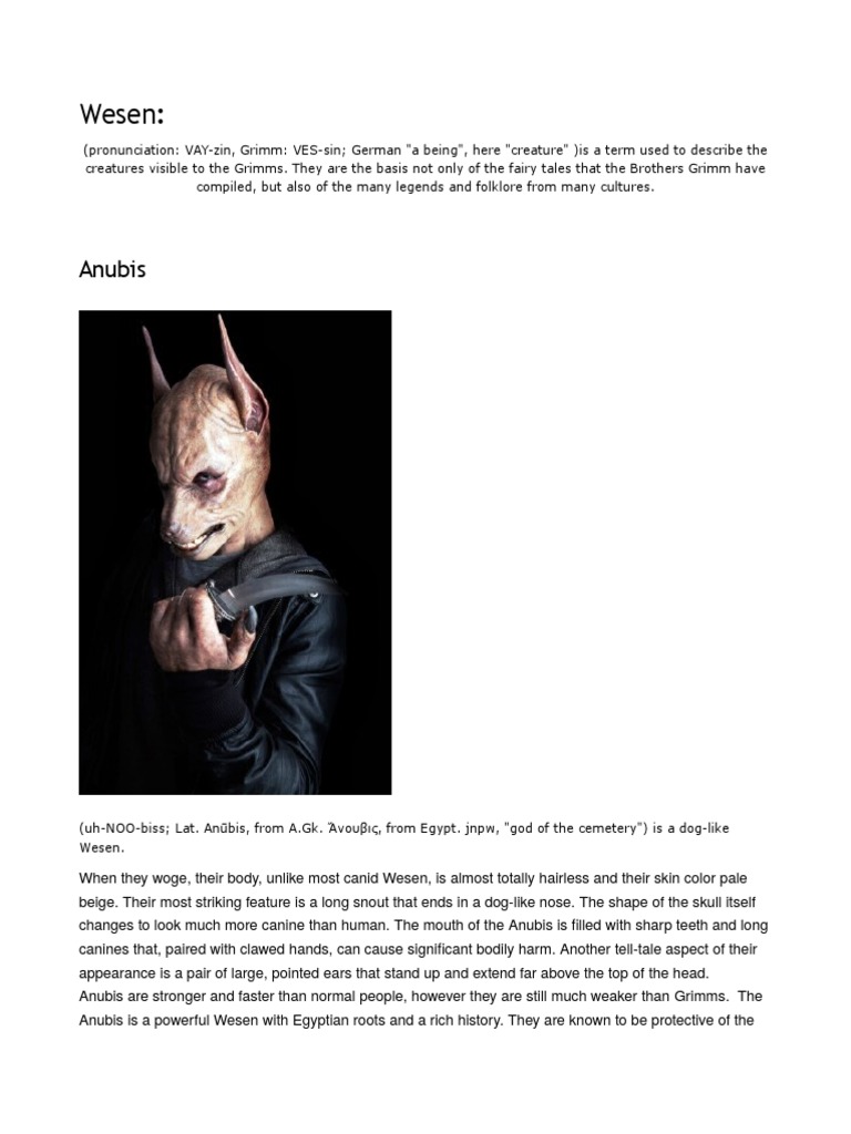 Wesen Book of Lore For d20 Modern | PDF