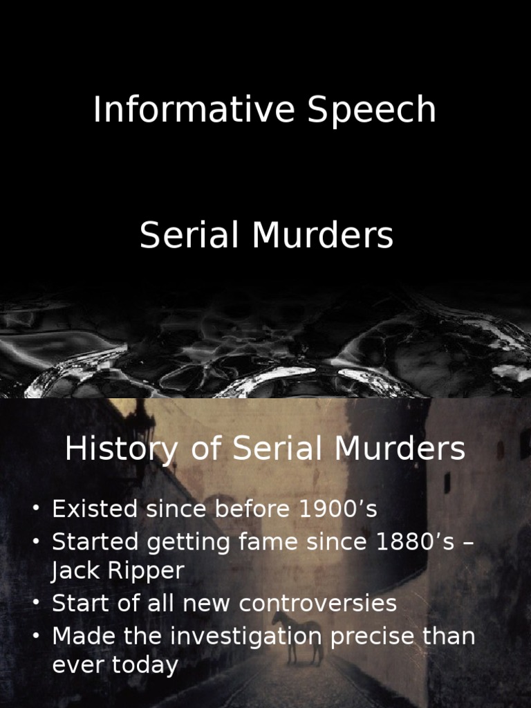 Understanding Serial Murders: History & Theories | PDF