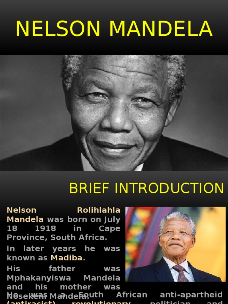 Nelson Mandela | Nelson Mandela | Politics Of South Africa